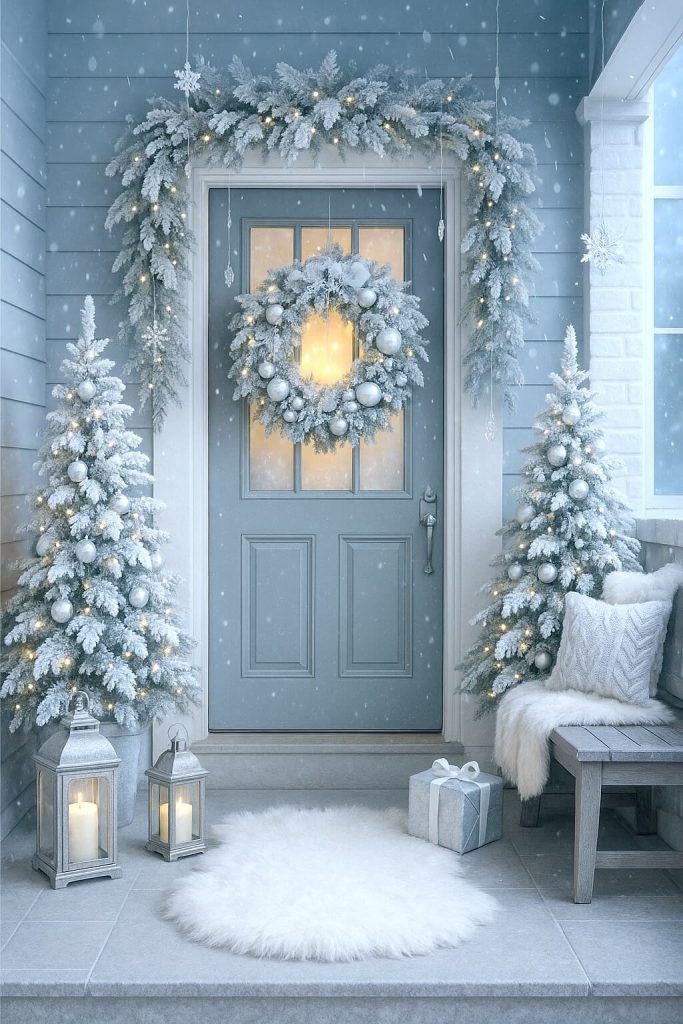 23+ Stylish Christmas Front Door Decor Ideas to Turn Your Entry into a ...