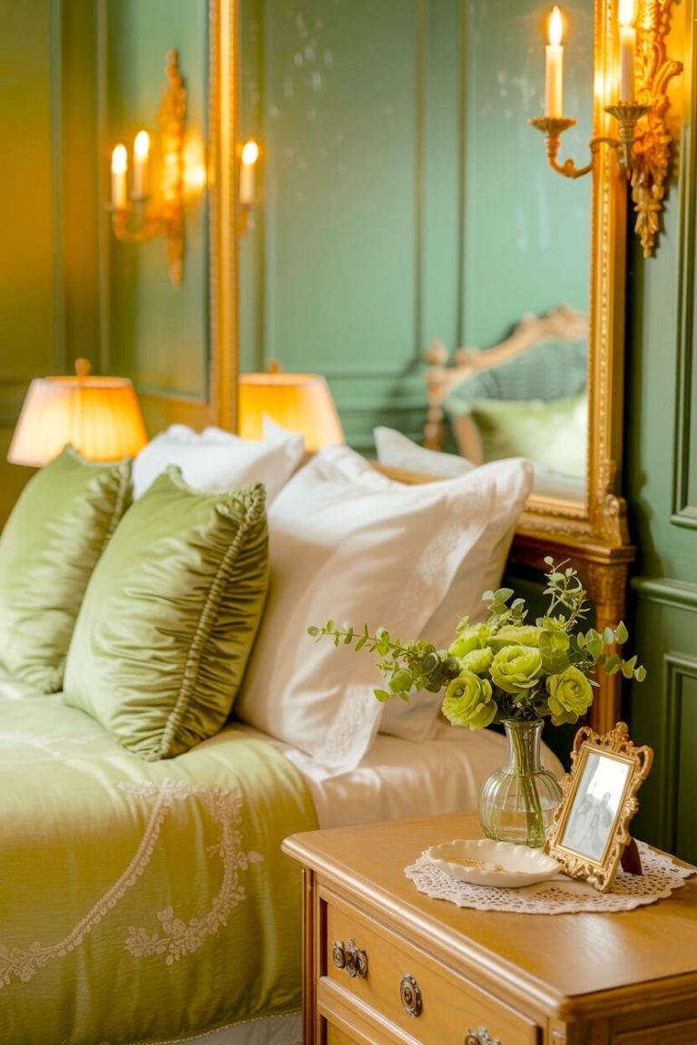 91+ Green Grandmacore Bedroom Ideas You’ll Wish You Tried Sooner - Effortless She